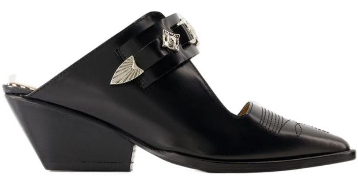 Toga Cusp High-Heeled Shoes in Black | Lyst