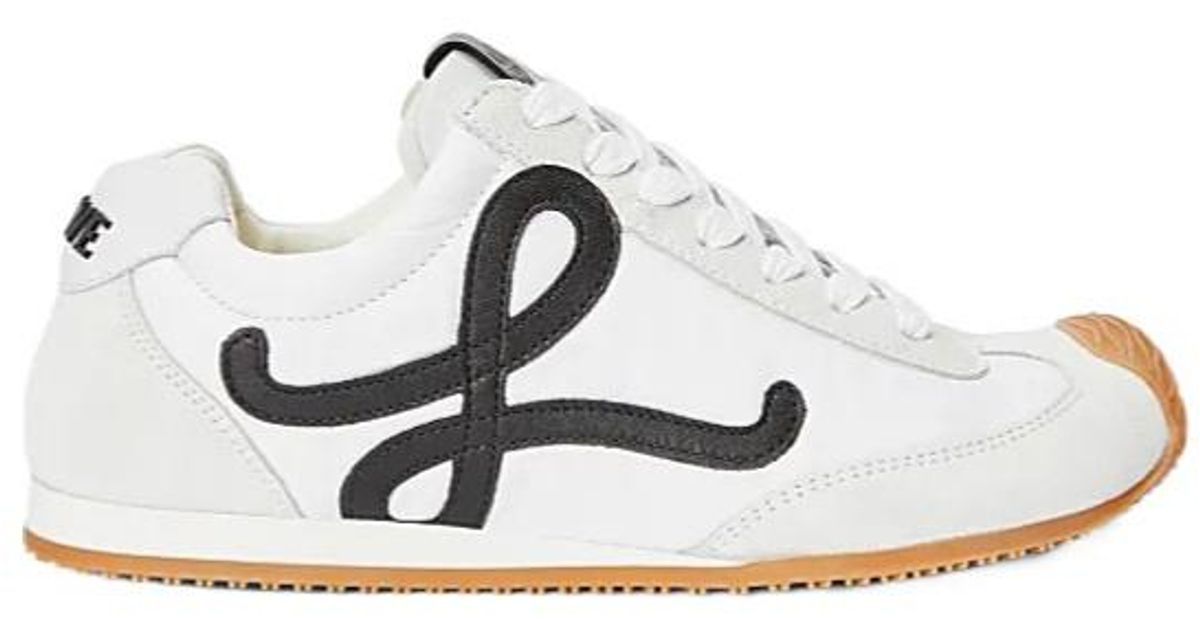 Loewe Laced Sneakers in White | Lyst