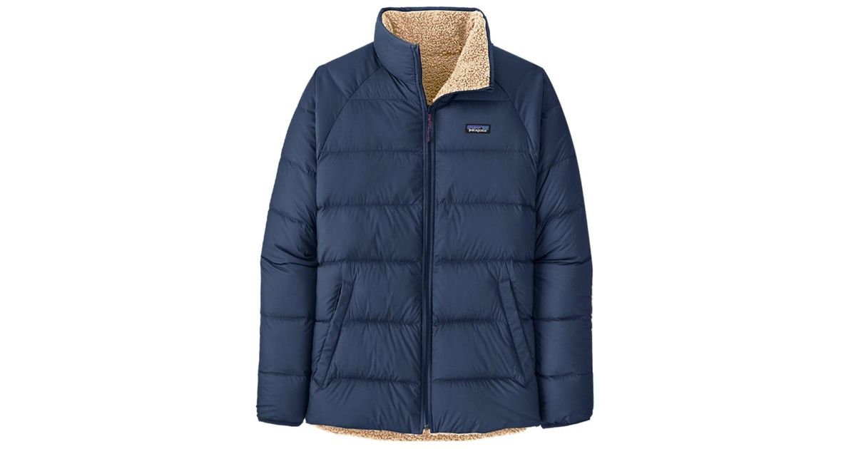 Patagonia Double-Sided Down Jacket in Blue for Men | Lyst
