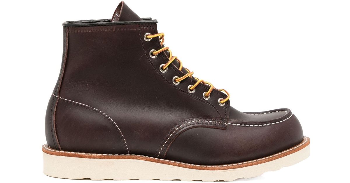 Red Wing 6 Classic Moc Boots in Brown for Men | Lyst