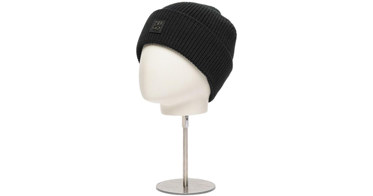 BOSS Flanged Hat in Black for Men | Lyst