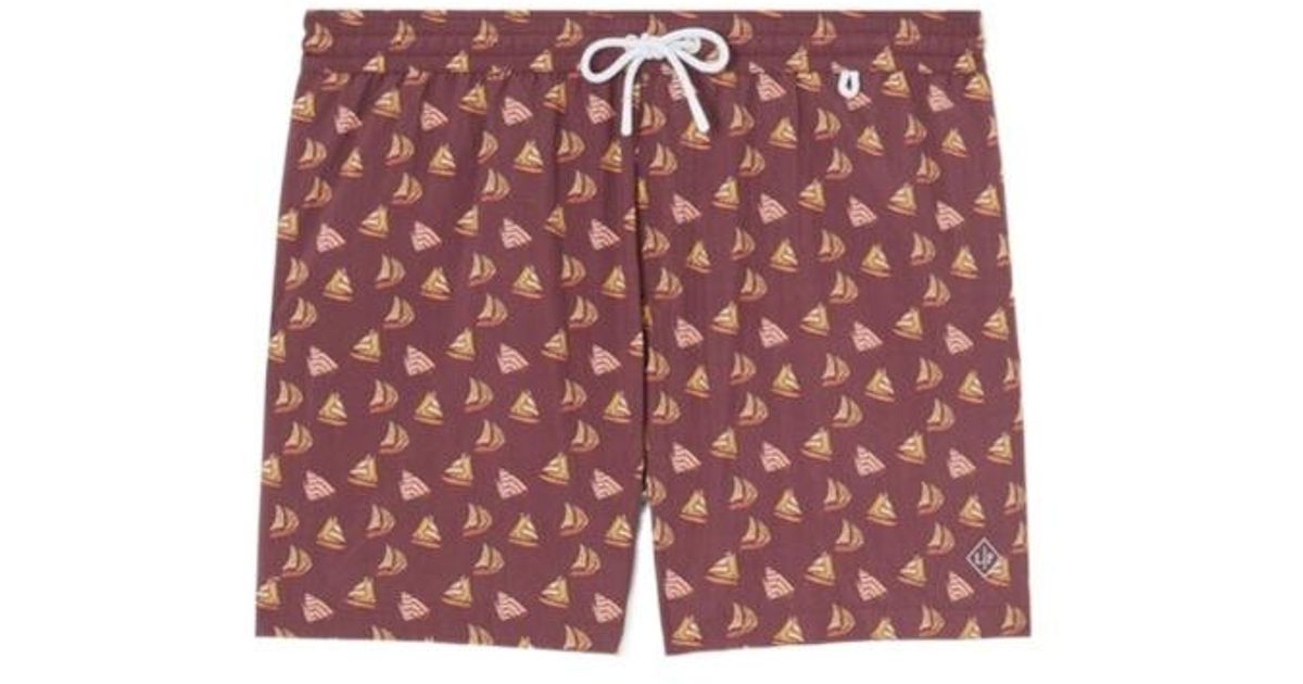 Loro Piana Bay Swim Shorts in Red for Men | Lyst