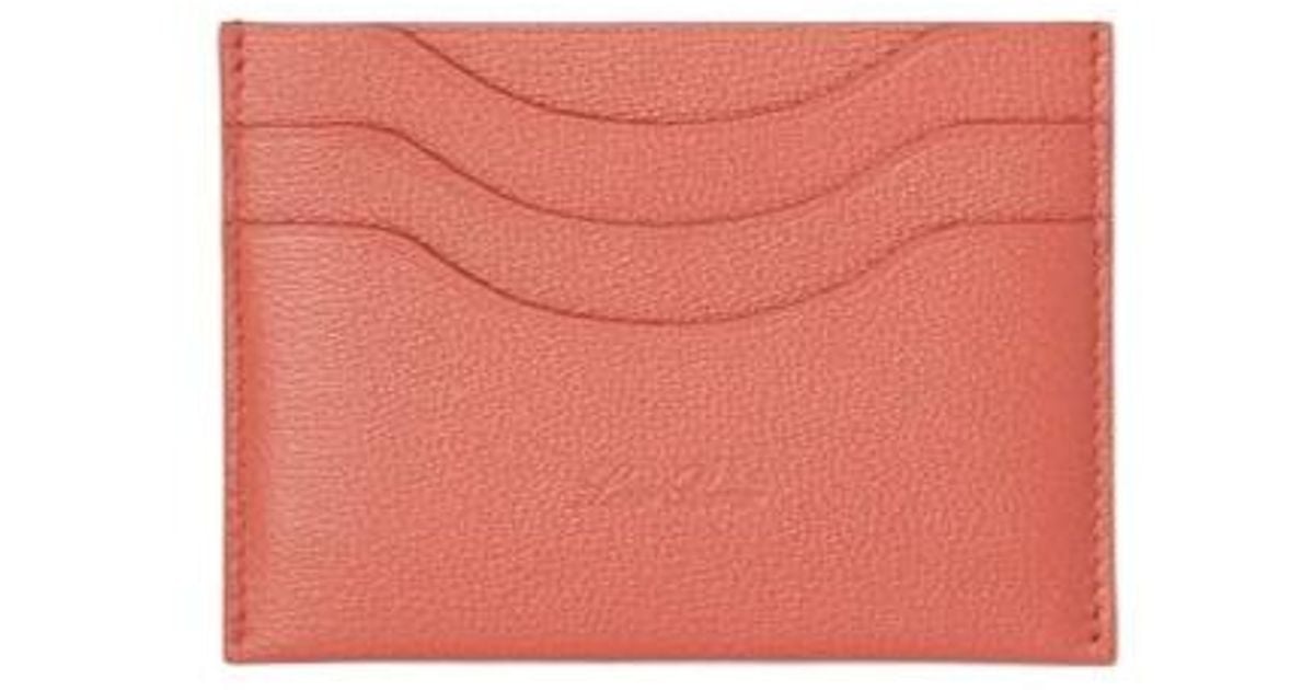 Loro Piana Extra Credit Card Holder in Pink | Lyst