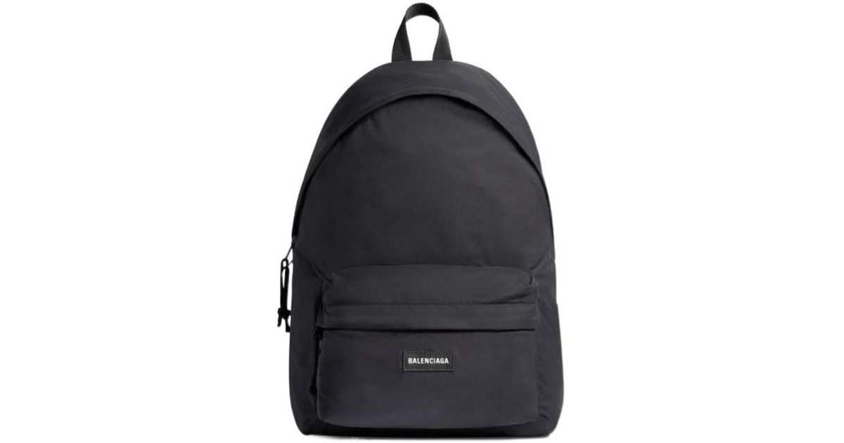 Balenciaga Explorer Reversible Backpack in Black for Men | Lyst