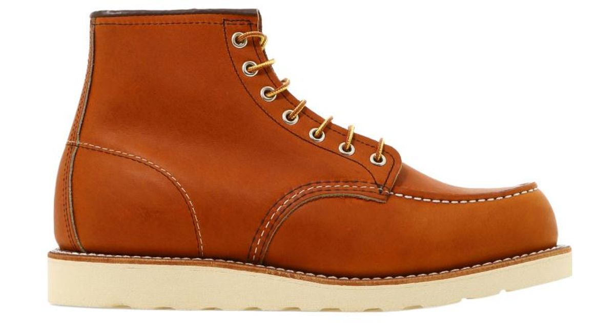 Red Wing Classic Moc Boots in Brown for Men | Lyst