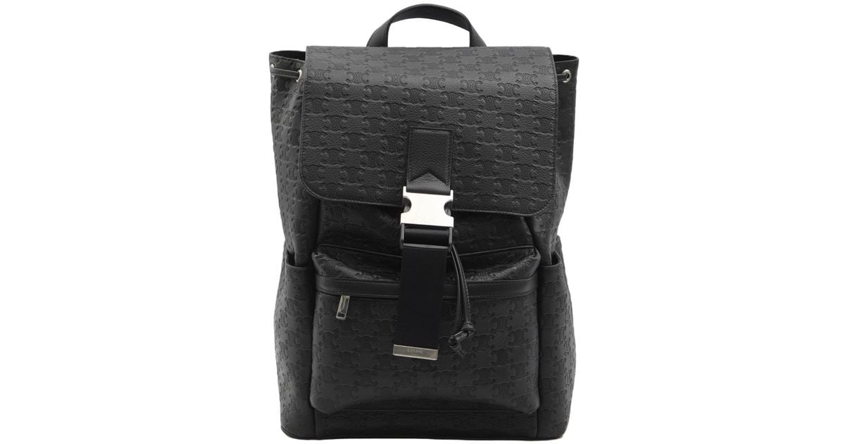 Celine Flip Backpack in Black for Men | Lyst