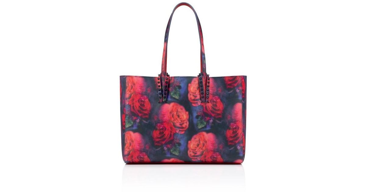 Christian Louboutin Small Cabata Shoulder Bag in Red | Lyst