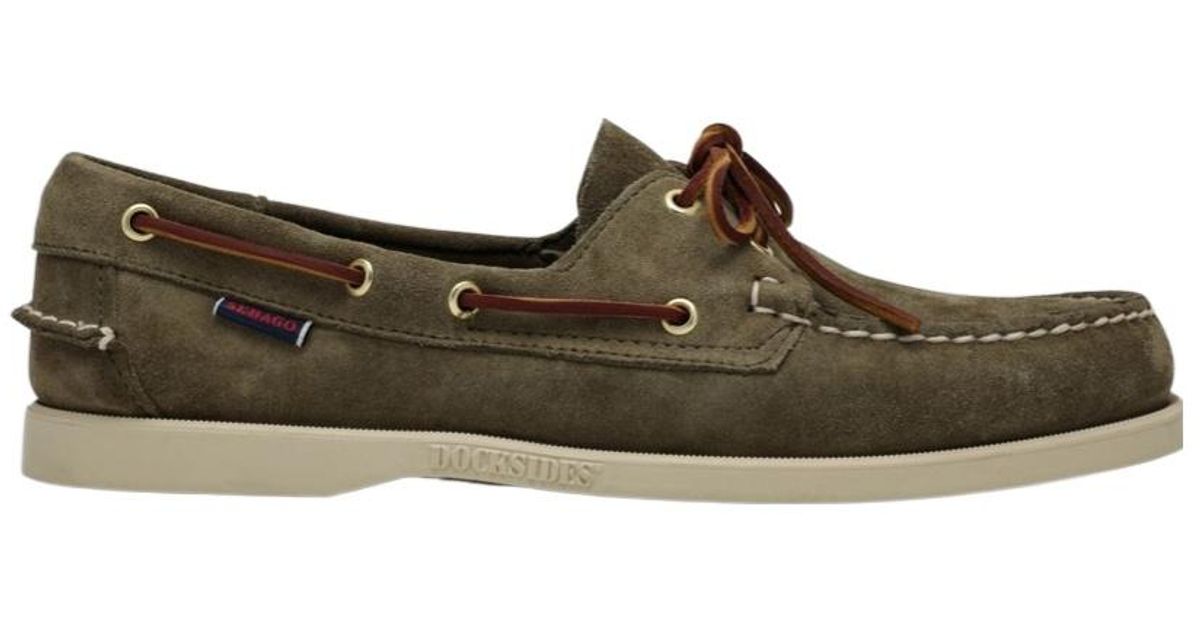 Sebago Portland Artisan Slip-On Loafers in Brown for Men | Lyst