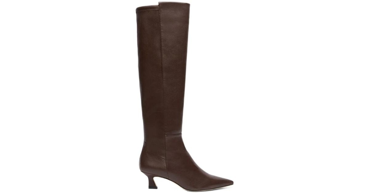 Stuart Weitzman 5050 Vinnie Boot 50 in Brown | Lyst