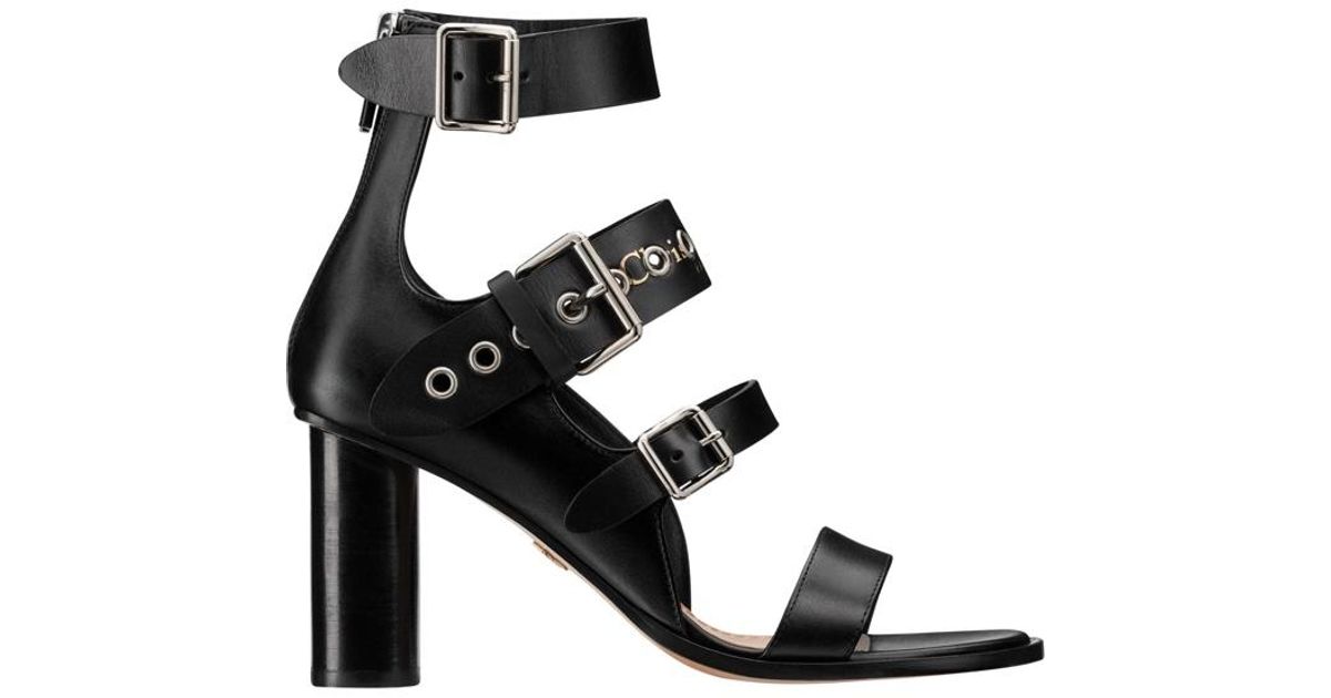 Dior Punk Heeled Sandal in Black | Lyst