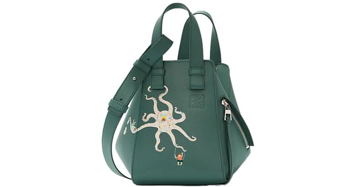 Loewe Pattern Shoulder Bag in Green | Lyst
