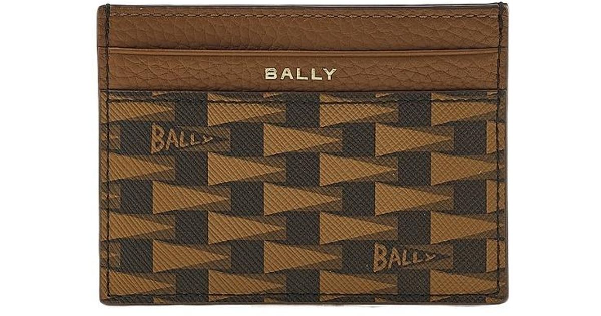 Bally Logo Card Pack in Brown for Men | Lyst