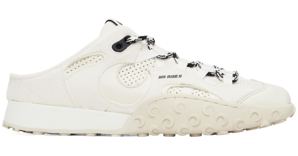 Marine Serre Ms Rise Tyko Mules in White | Lyst