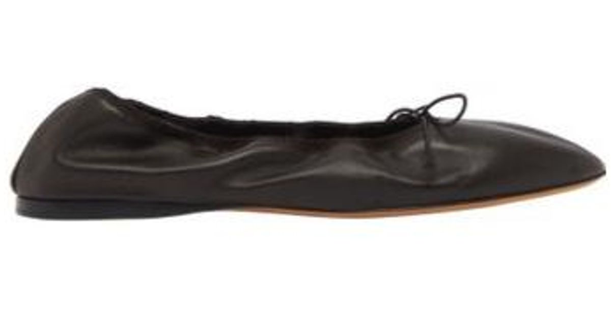 The Row Awar Ballet Shoes in Black | Lyst