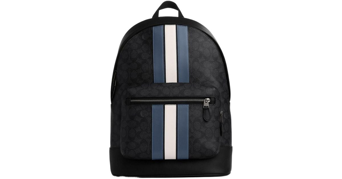 COACH West Backpack in Black for Men | Lyst