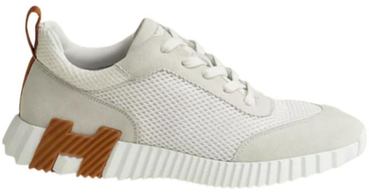Hermès Laced Sneakers in White for Men | Lyst