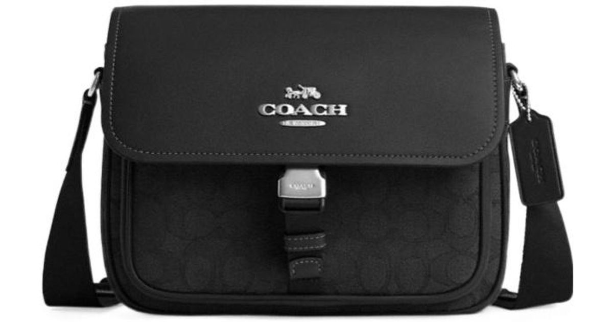 COACH Flip/Crossbody Bag in Black | Lyst