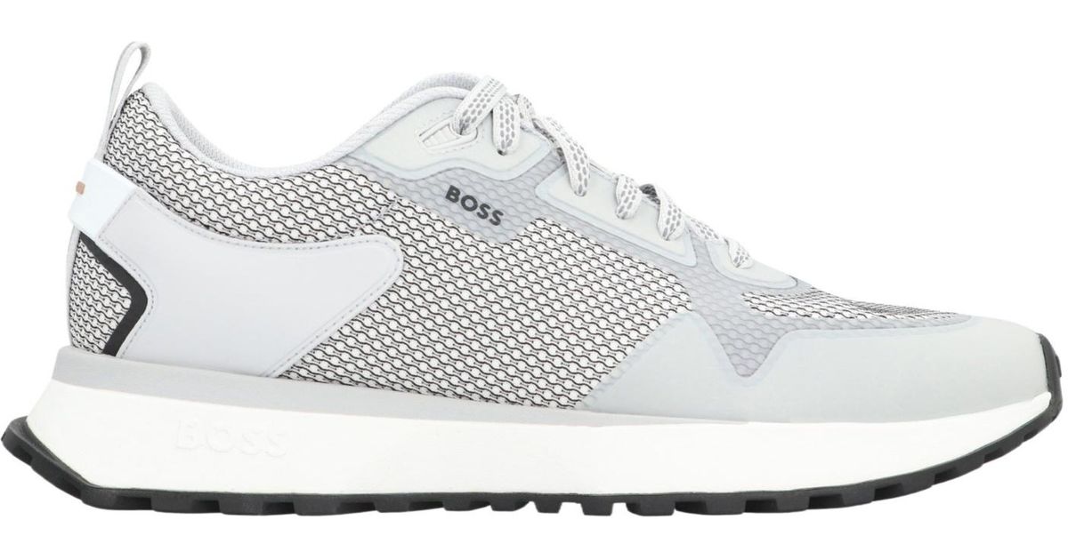 BOSS Logo Professional Sports Shoes in White for Men | Lyst