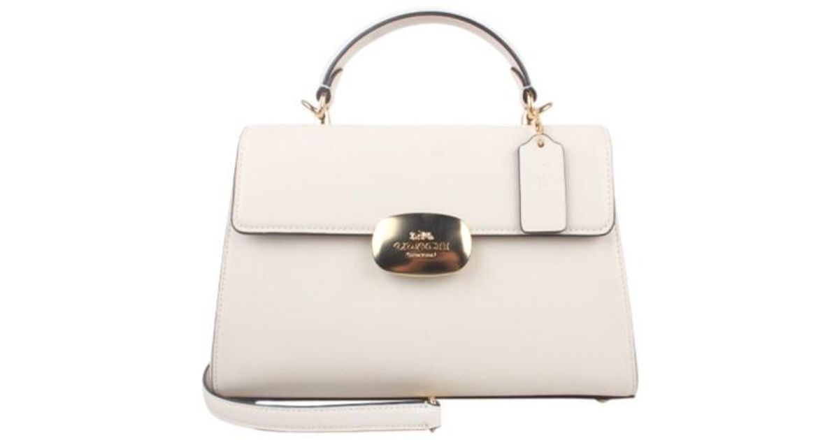 COACH Logo Shoulder Bag in Natural | Lyst