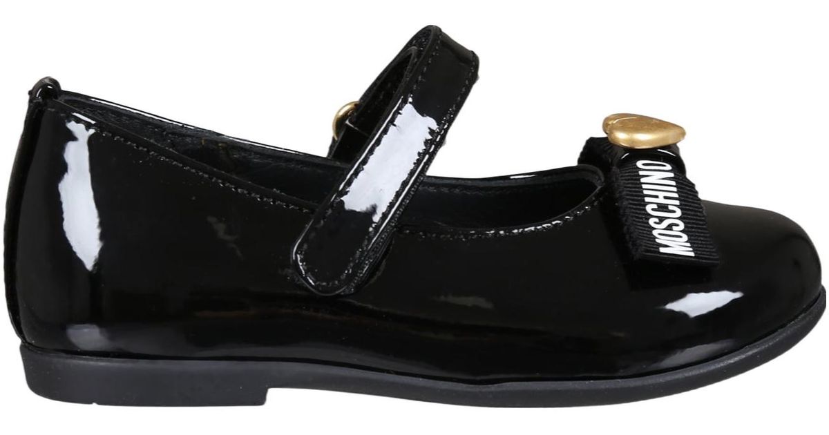 Moschino Heart-Shaped Casual Shoes in Black | Lyst