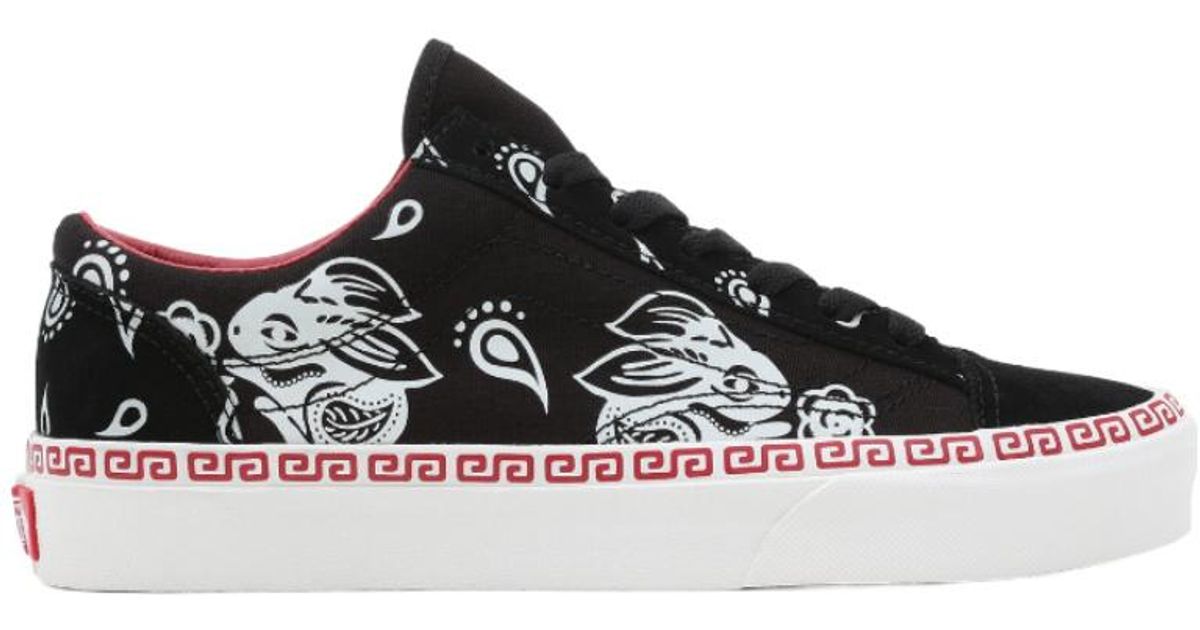 Vans Year Of The Rabbit Style 36 Low-Top Sneakers in Black for Men | Lyst