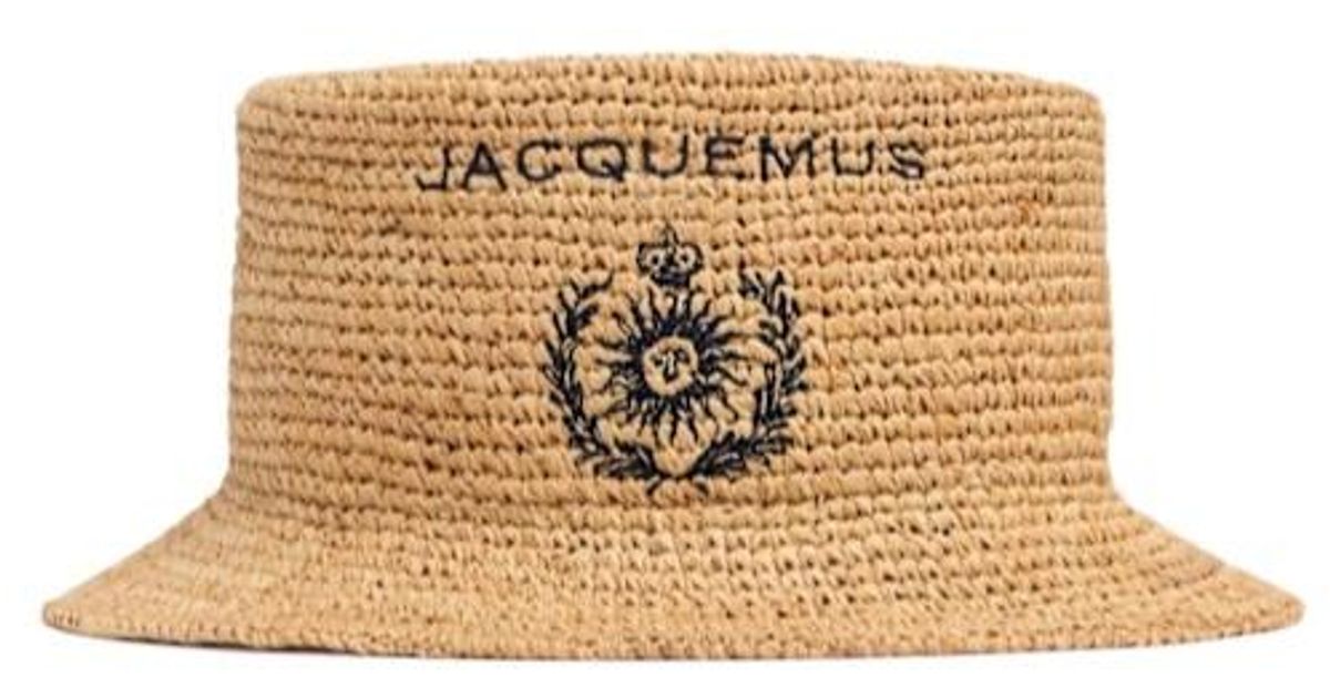 Jacquemus Le Bob Pesco Bucket Hat in Metallic | Lyst
