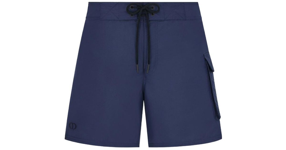 Dior Swim Shorts in Blue for Men | Lyst