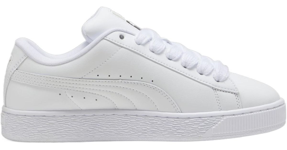PUMA Logo Low-Cut Skate Shoes in White for Men | Lyst