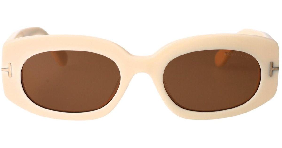 Tom Ford Oval-Frame Sunglasses | Lyst UK