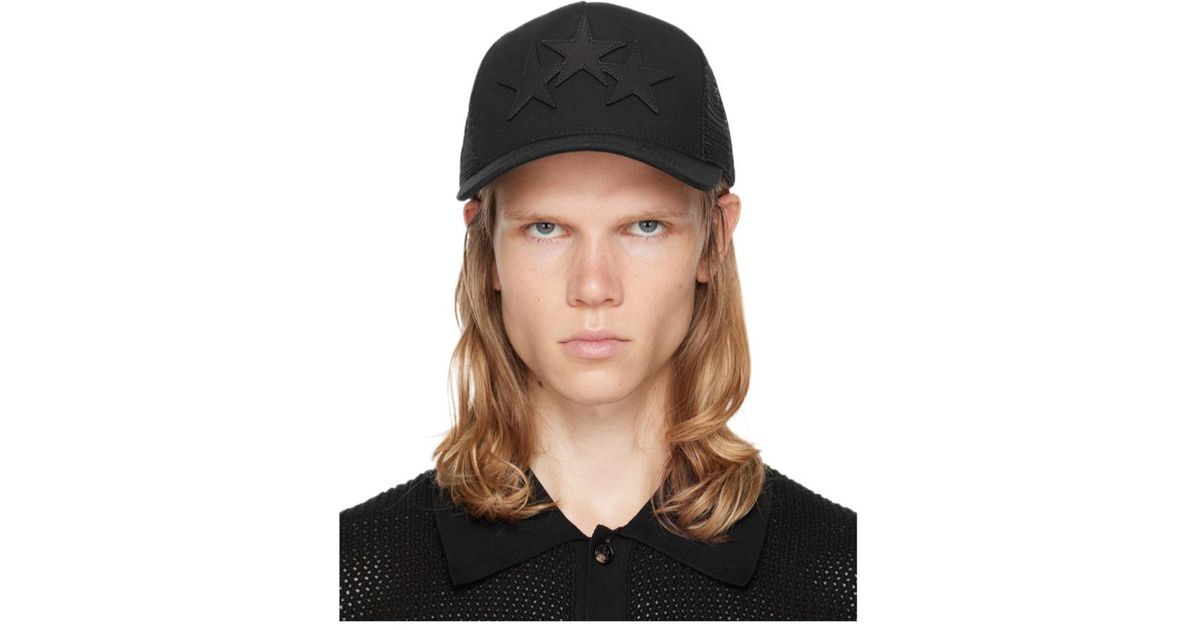 Amiri Logo Affixed Baseball Cap in Black for Men | Lyst