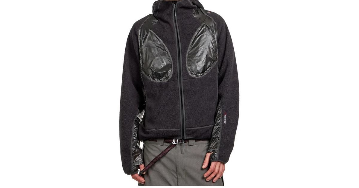 ROA Hooded Zipped Jacket in Black for Men | Lyst