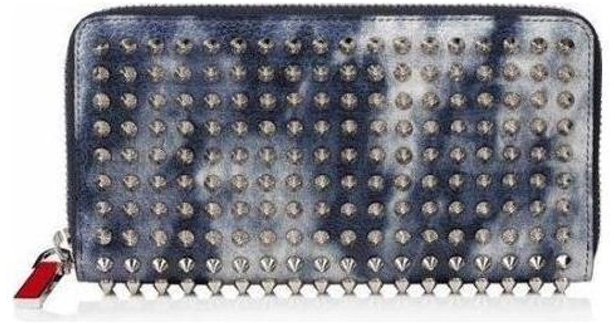 Christian Louboutin Logo Rivet Purse in Blue for Men | Lyst
