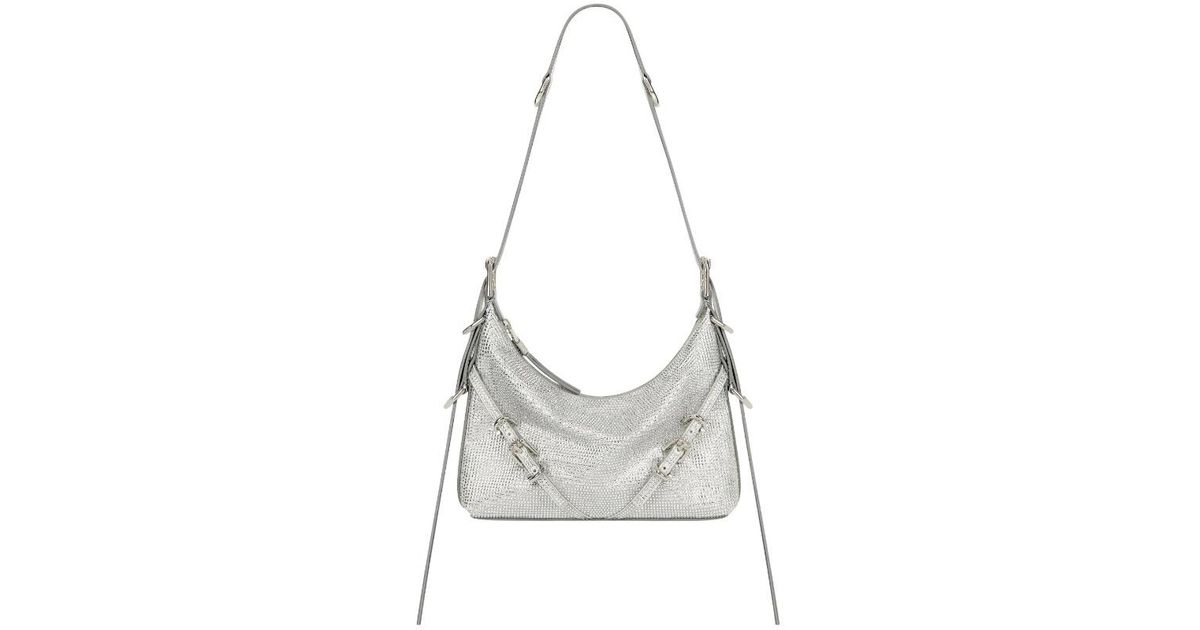 Givenchy Mini Voyou Crossbody Bag in White | Lyst