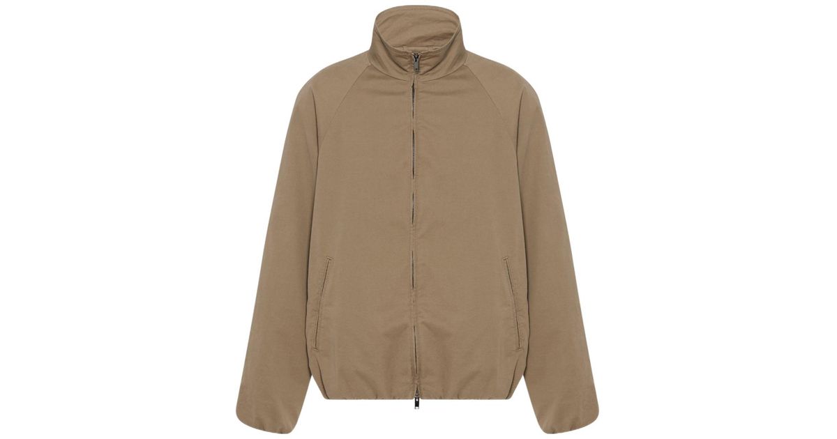The Row Oyu Cotton And Cashmere Jacket in Natural for Men | Lyst