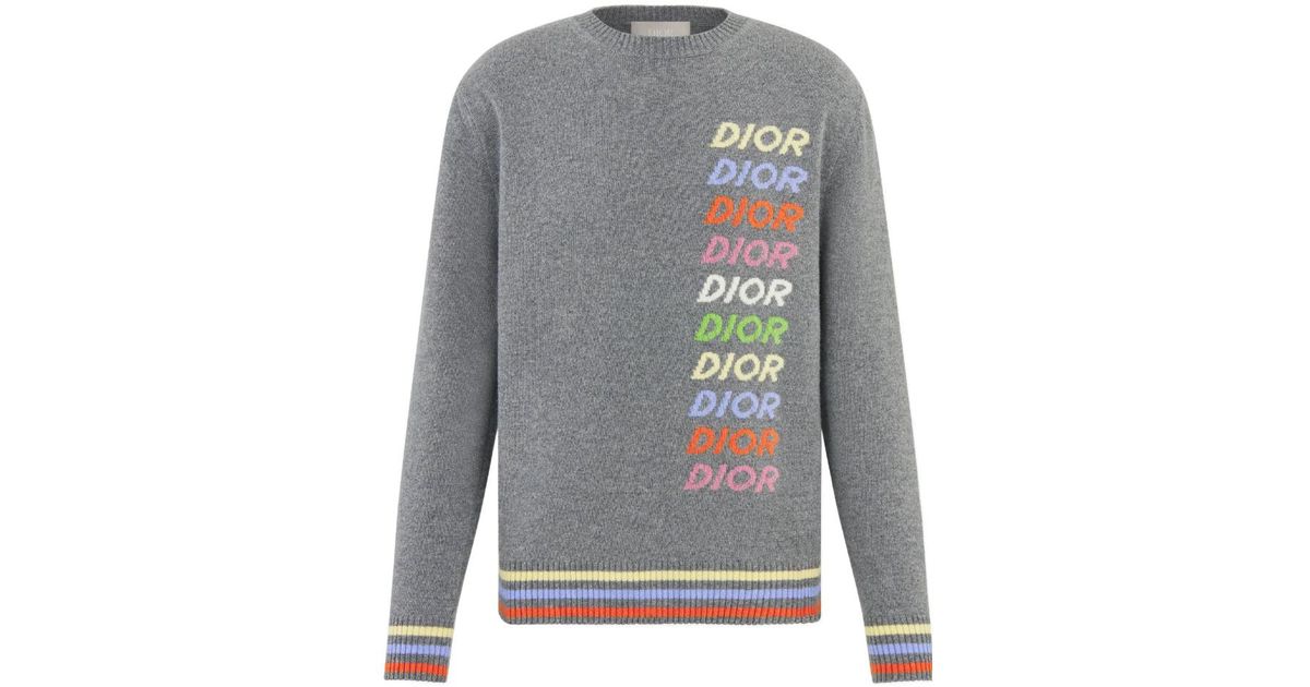 Dior Sweater in Gray for Men | Lyst