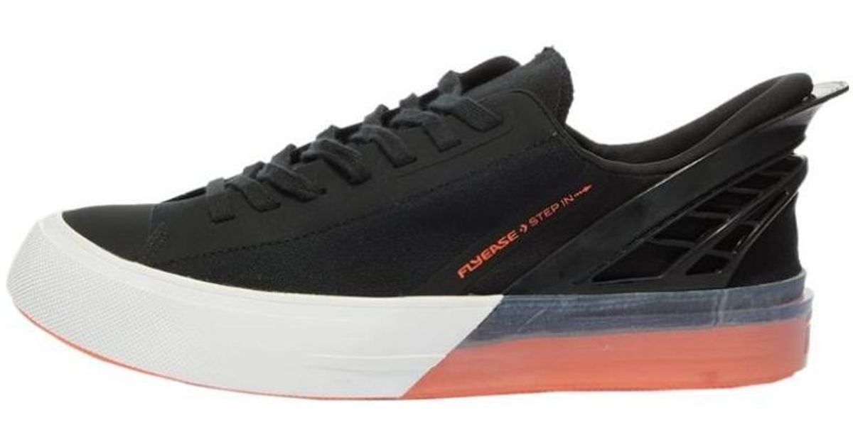 Converse Low-Cut Skate Shoes With Lace Translucent Soles in Black for ...