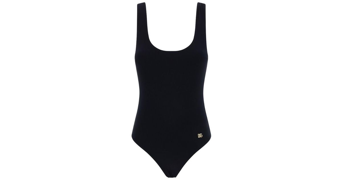 Dolce & Gabbana One-Piece in Black | Lyst