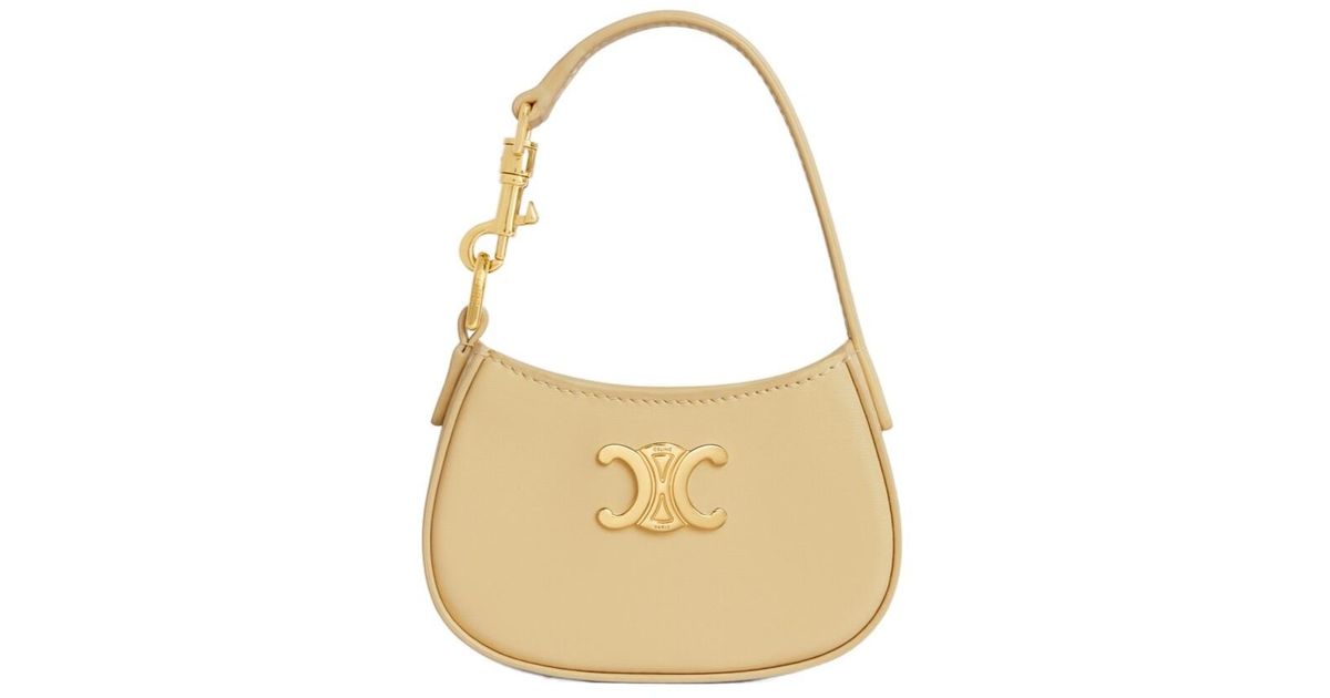 Celine Micro Tilly in White | Lyst