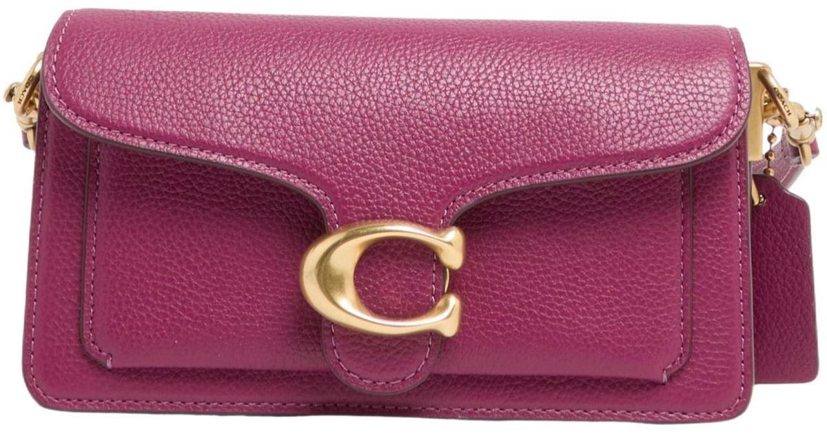 COACH Tabby Refresh Shoulder Bag 20 in Purple | Lyst
