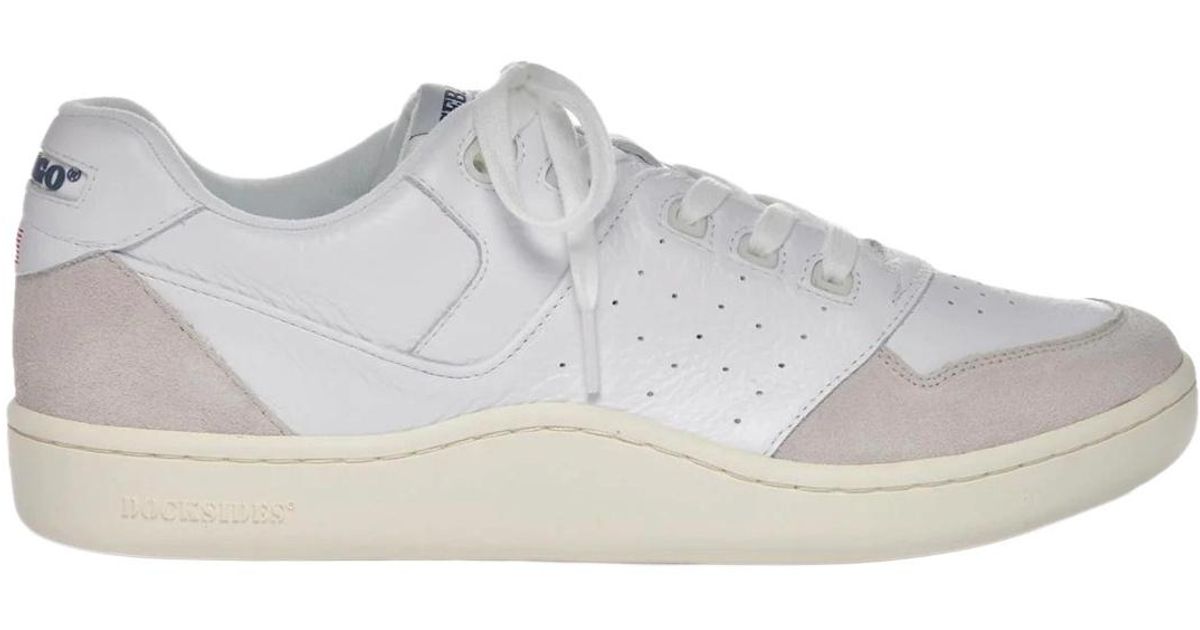 Sebago Logo Sports Shoes in White for Men | Lyst