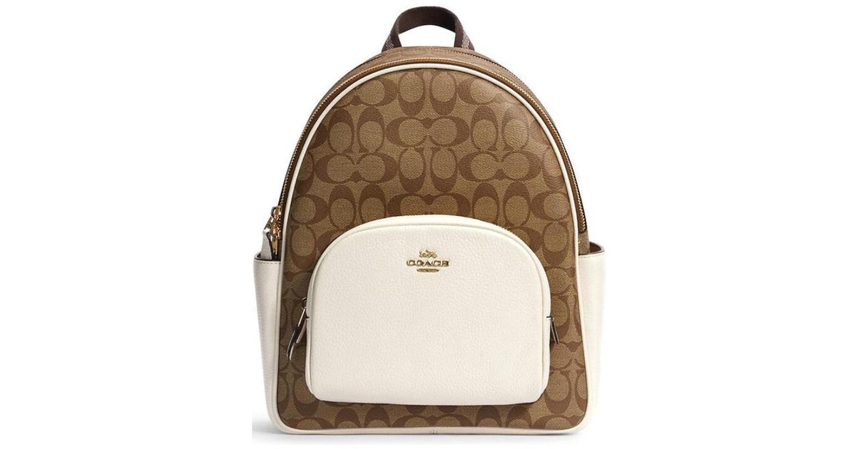 COACH Color-Matching Backpack in Natural | Lyst