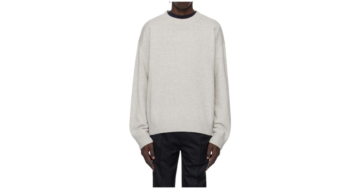 A.P.C. Marcel Sweater in Gray for Men | Lyst