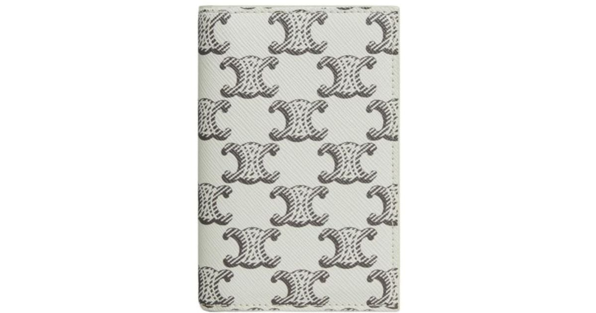 Celine Vertical Card Holder in Gray for Men | Lyst