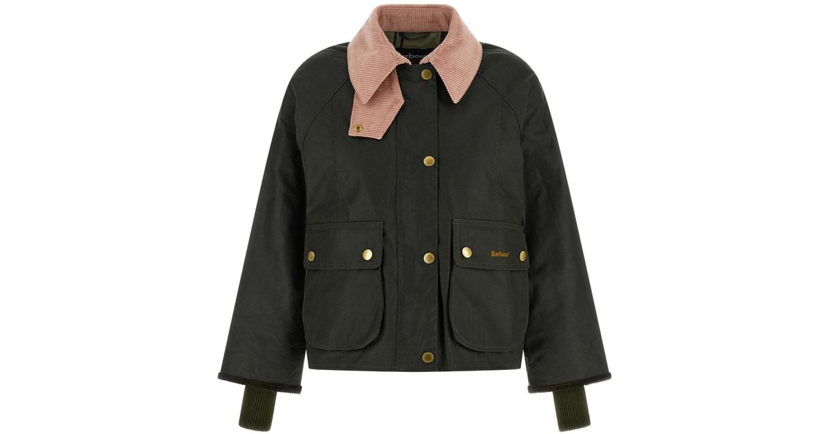 Barbour Beadnell Jacket in Black | Lyst