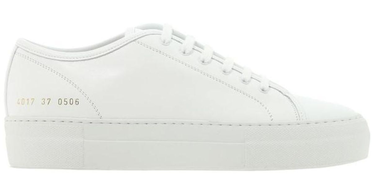 Common Projects Logo Sports Shoes With Thick Soles And Low Uppers in ...