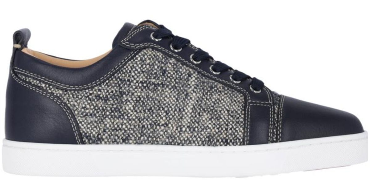 Christian Louboutin Tie Low Upper Board Shoes in Blue for Men | Lyst