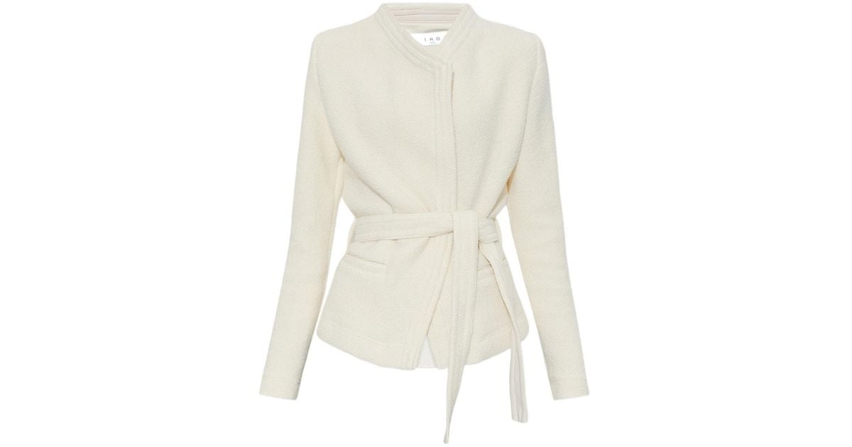 IRO Strapped Jacket in White | Lyst