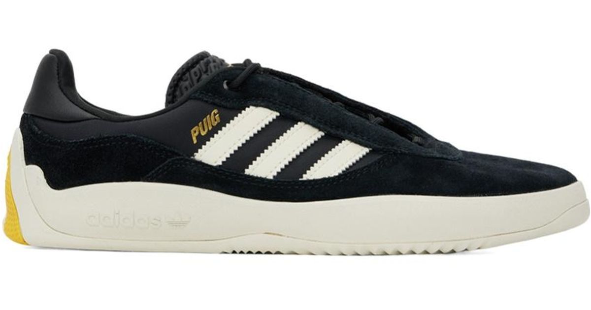 adidas Originals Logo Embossed Professional Sports Shoes in Black for ...