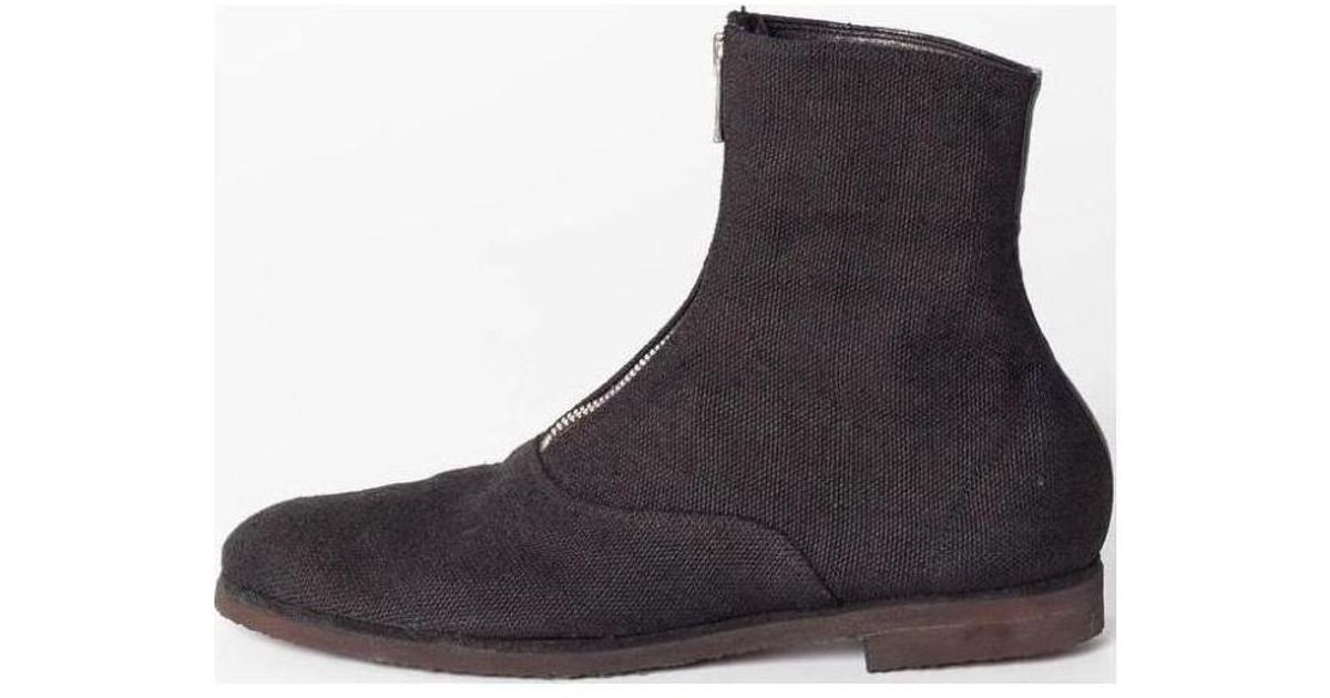 Guidi 210 Front Zipper Boots in Black for Men | Lyst