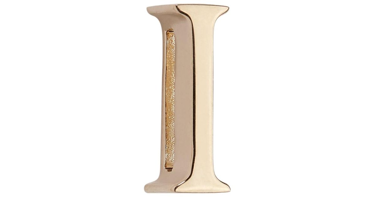 Dior My Abc Letter I Badge in White | Lyst